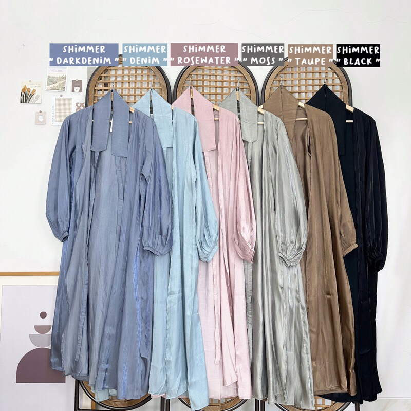 Jual LOCANA LABEL SHIMMER LONG OUTER | Shopee Indonesia