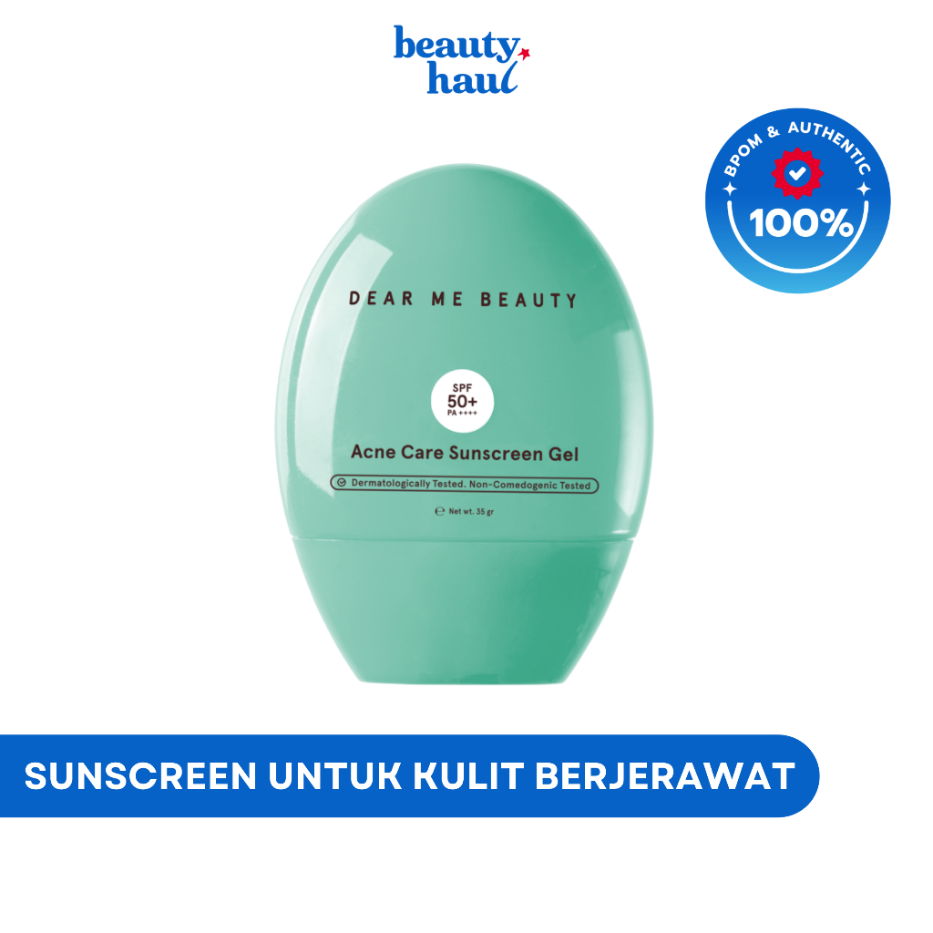 Jual Dear Me Beauty Acne Care Sunscreen Gel | Shopee Indonesia