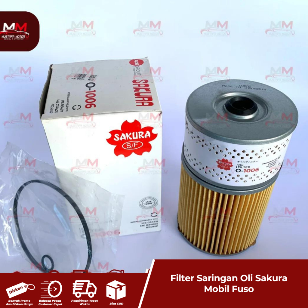 Jual Filter Oli / Saringan Oli / Oil Filter Mobil Fuso PS 190 PS 220 ...