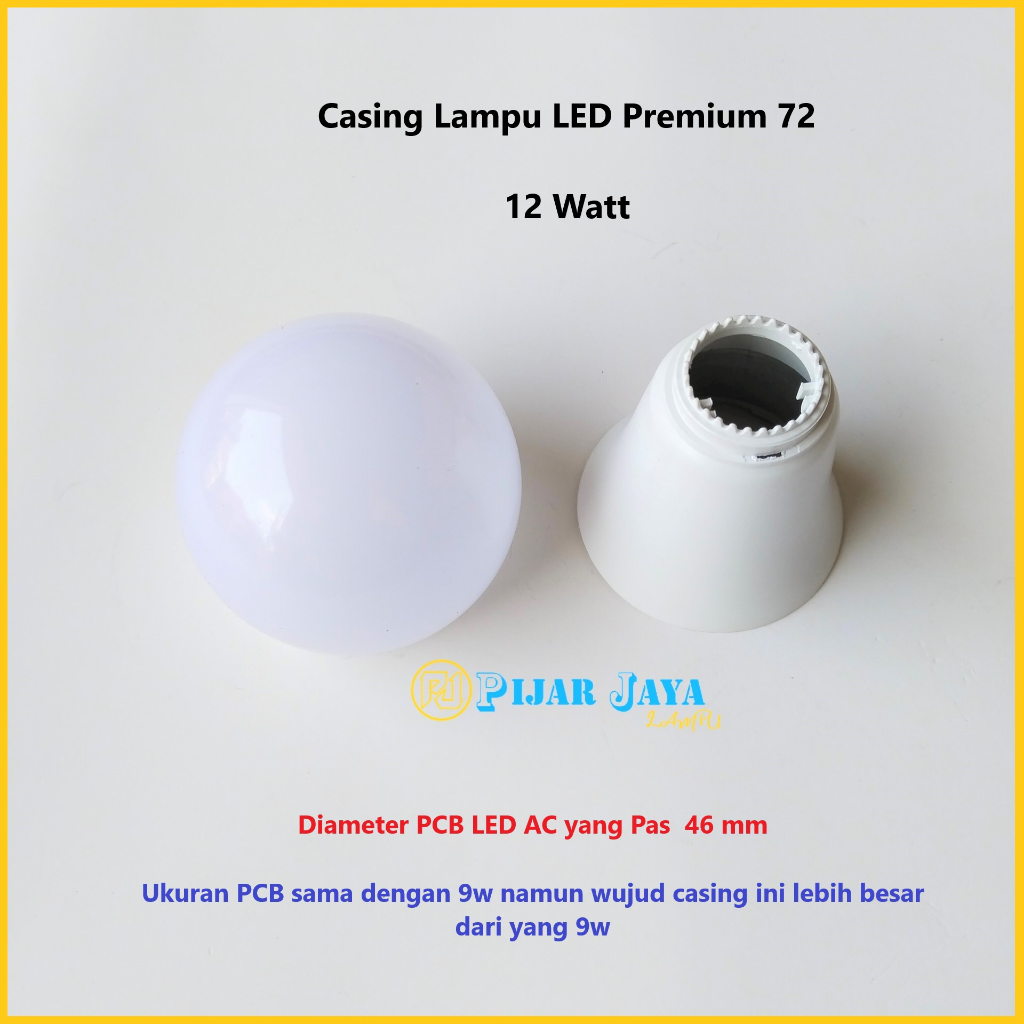 Jual Casing Lampu LED Premium 5 7 9 12 15 18 20 25 30 40 Watt Kesing ...