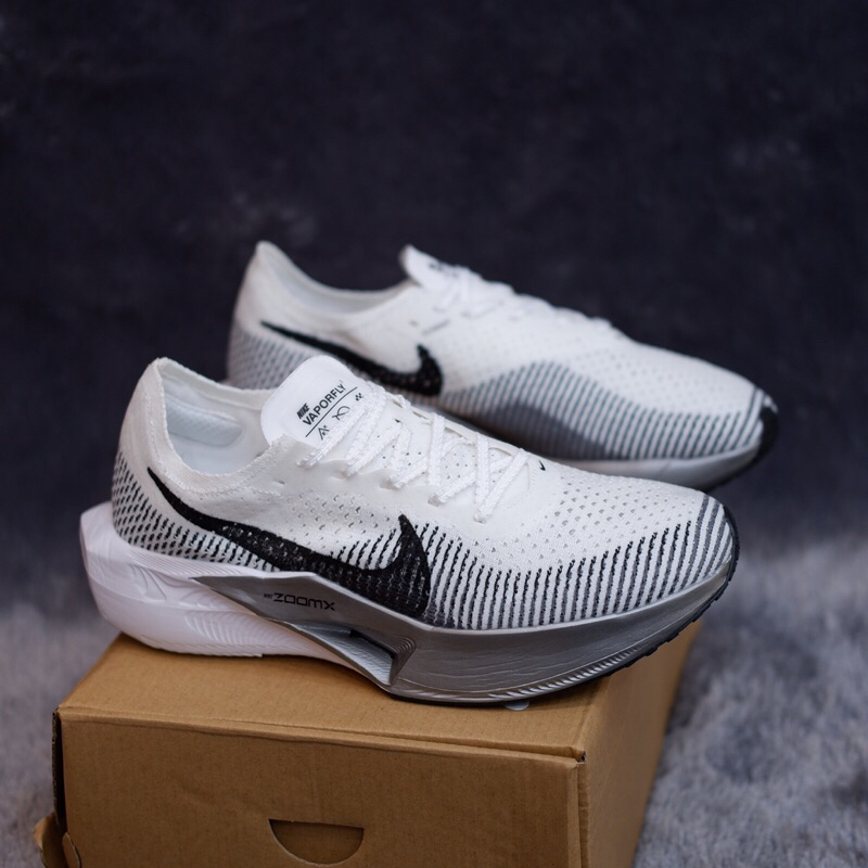 Jual Sepatu Sneakers Nike Zoom Vaporfly Next 3 White Grey Black | Shopee Indonesia
