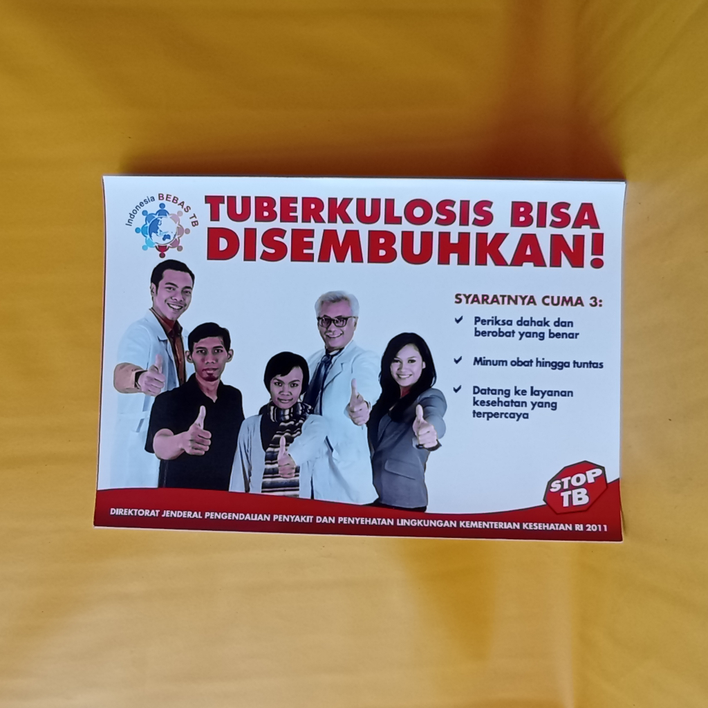 Jual Poster Penyakit | Poster Tuberkulosis Bisa Disembuhkan | Poster TBC | Poster Kesehatan ...