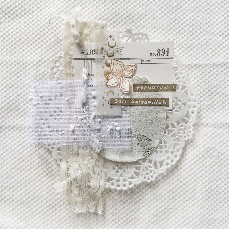 Jual Hiasan Dekorasi Ephemera Satuan Collage untuk Diary Journal Album ...