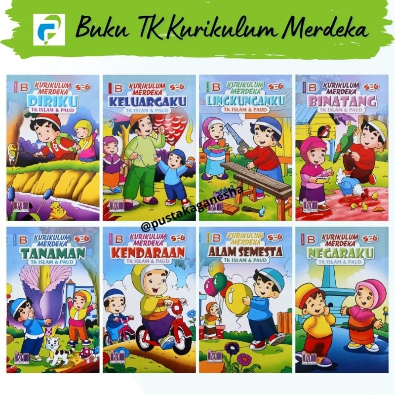 Jual Buku Paket TK PAUD Islam Kurikulum Merdeka Belajar Kelompok A dan ...