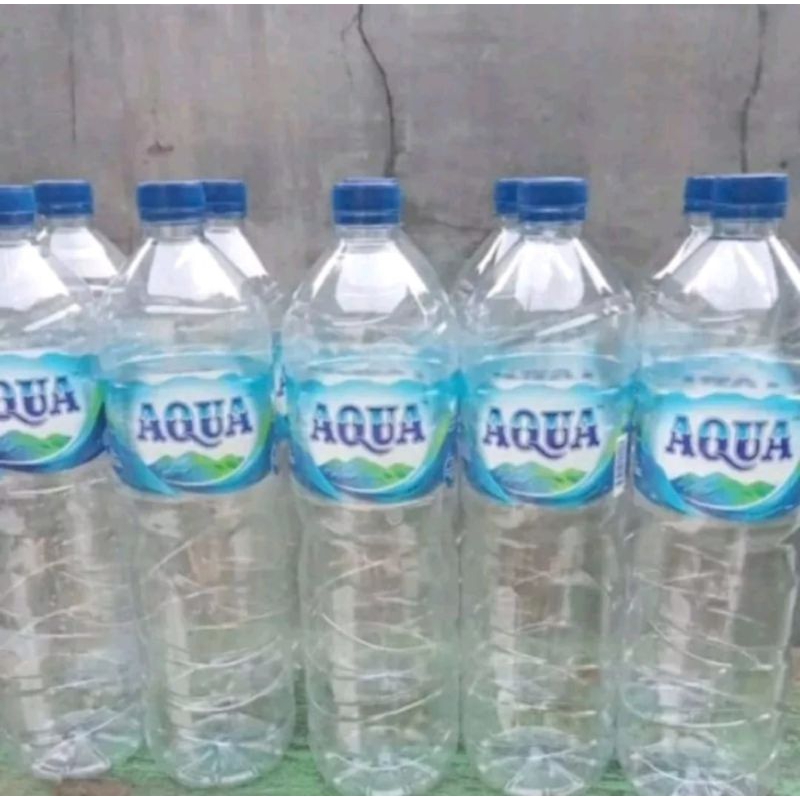 Jual Botol aqua bekas utuh (60pc) beli 1 gratis 1 | Shopee Indonesia