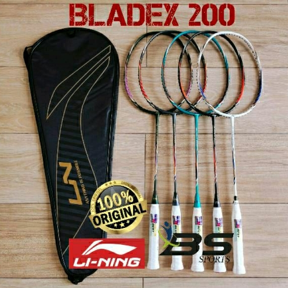 Jual RAKET BADMINTON LINING BLADEX 200 ORIGINAL | Shopee Indonesia