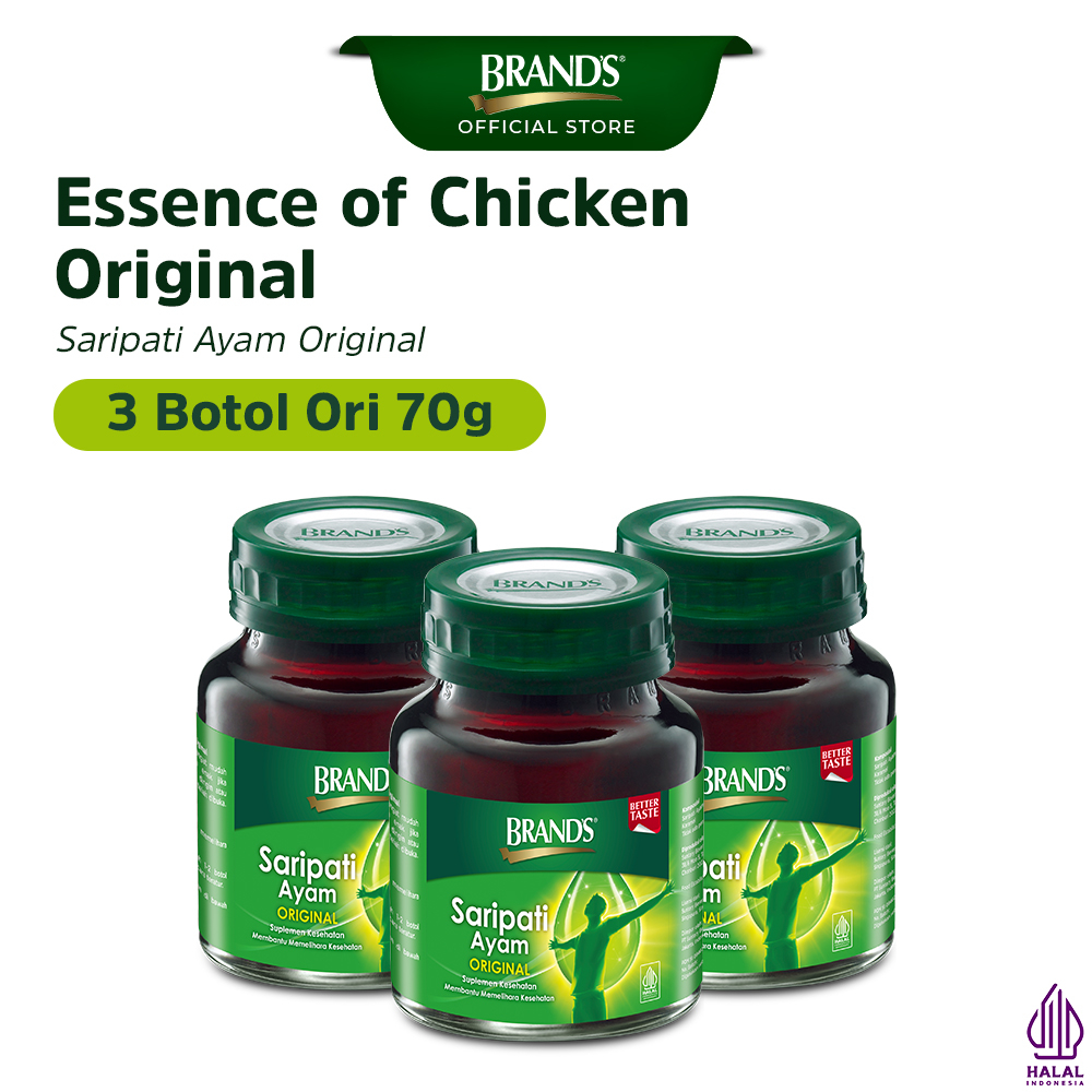 Jual BRAND'S Essence of Chicken Original 70g (3 Bottles) | Suplemen ...