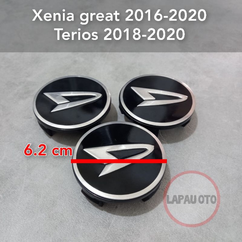 Jual dop roda tutup velg xenia great 2016-2020 terios 2018-2020 harga 1 ...