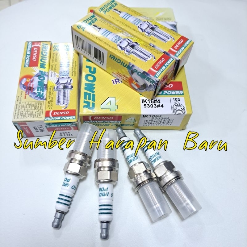 Jual Busi Iridium Denso Corolla Great Soluna Altis Yaris Limo Vios IK16 ...