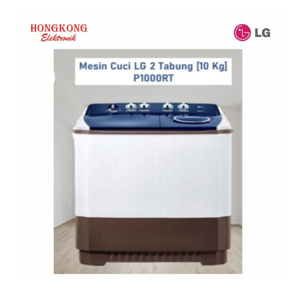 Jual Mesin Cuci 2 Tabung LG P1000RT 10kg | Shopee Indonesia