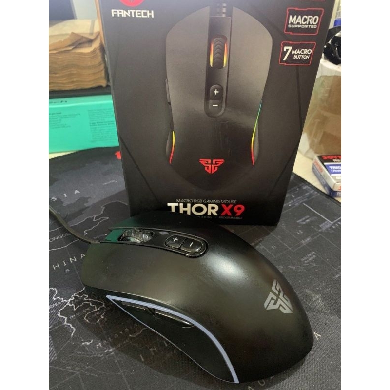Jual Mouse Macro FANTECH X9 THOR RGB GAMING | Shopee Indonesia