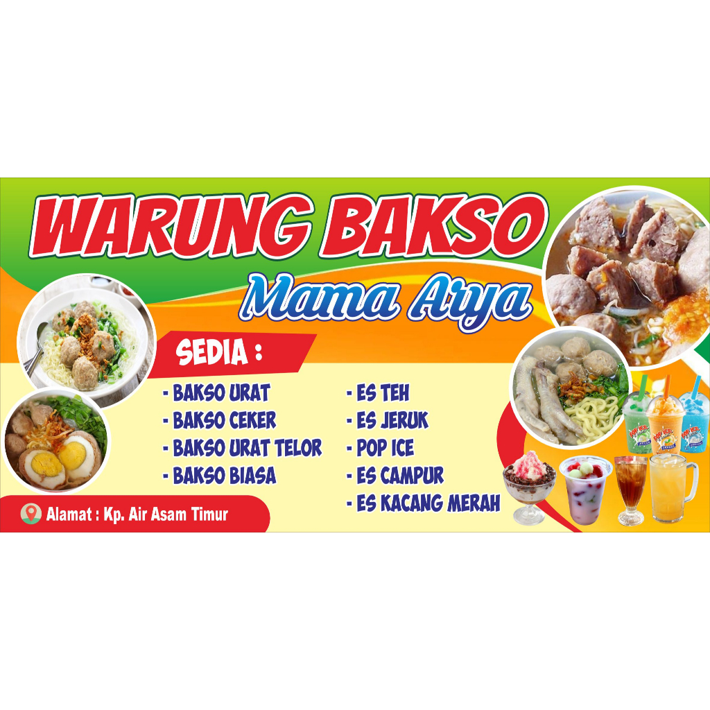 Jual SPANDUK BAKSO | SPANDUK MIE AYAM | Shopee Indonesia
