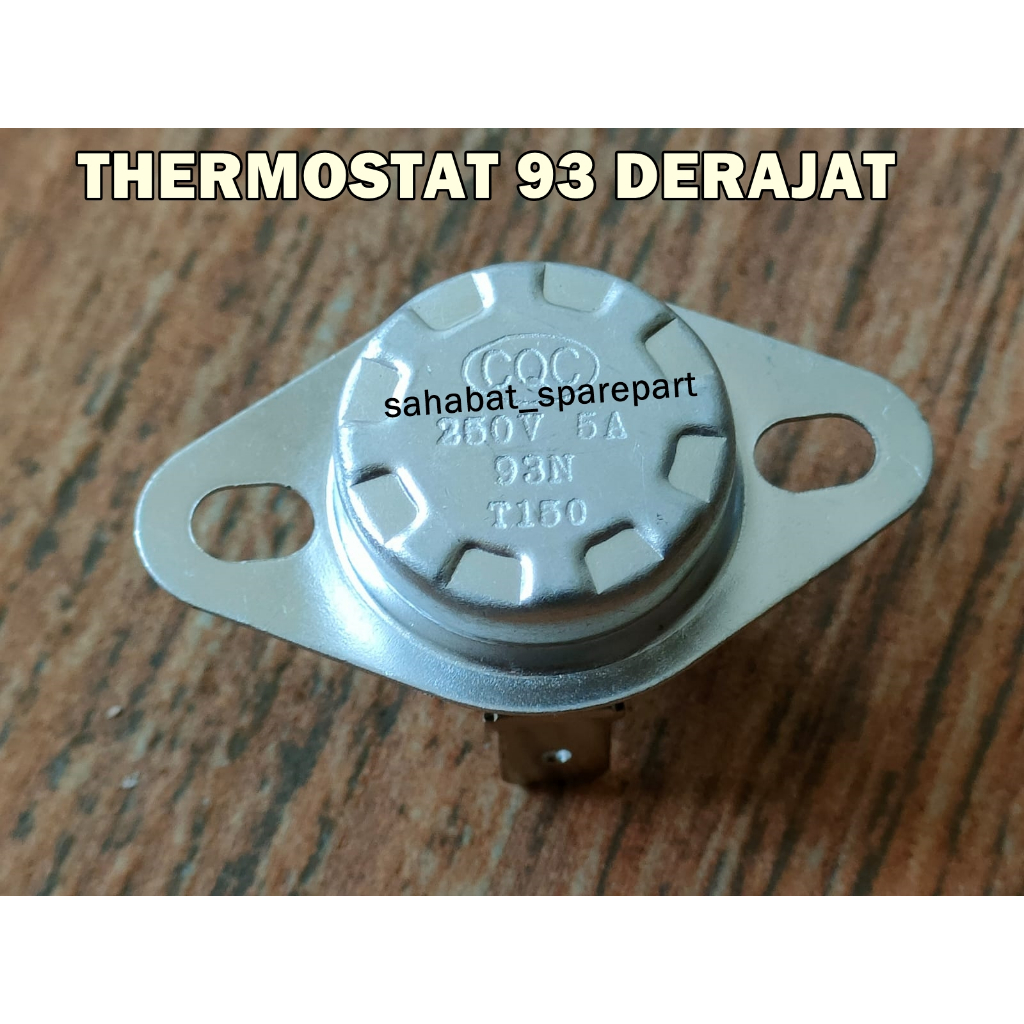 Jual THERMOSTAT THERMOFUSE BIMETAL JENGKOL DISPENSER 93 DERAJAT | Shopee Indonesia