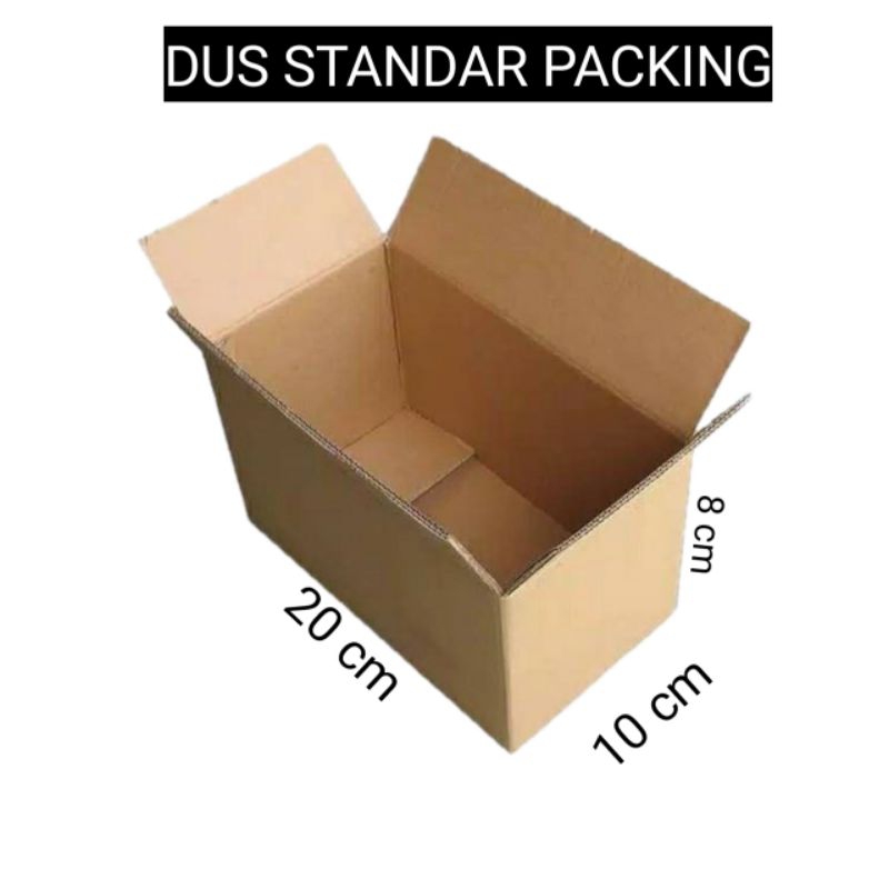 Jual Dus packing Box dus kotak packing | 20x10x8 cm | Shopee Indonesia