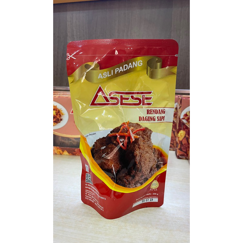 Jual Rendang Daging Sapi Asese 250 gram | Shopee Indonesia