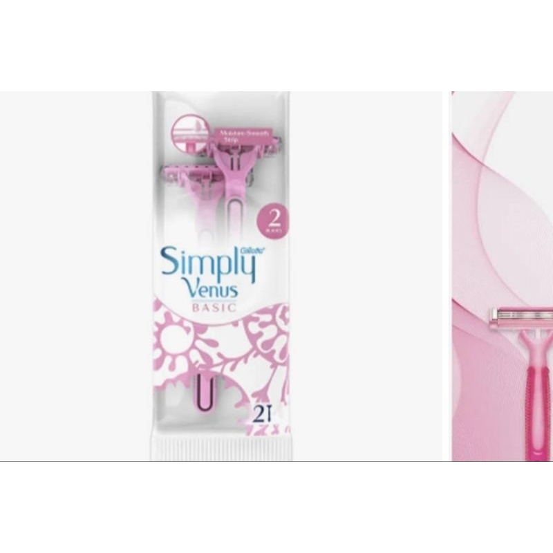 Jual GILLETTE simply Venus basic 2Blades | Shopee Indonesia
