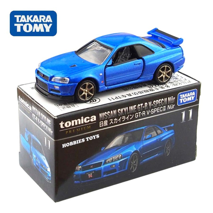Jual Tomica Premium 11 Nissan Skyline GT-R R34 V-Spec II Nur ORI Segel bb | Shopee Indonesia