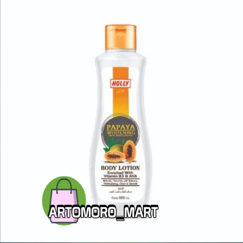 Jual Holly Body Lotion Papaya 600ml | Shopee Indonesia