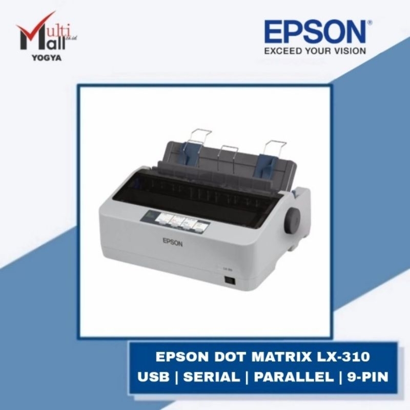 Jual Epson Printer LX-310 Dot Matrix USB Parallel Serial 9-PIN TKDN ...