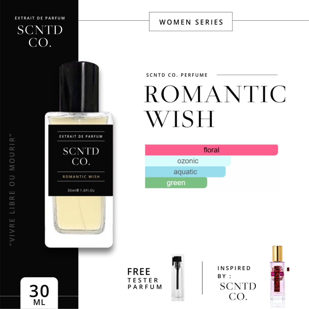 Jual Parfum ROMANTIC WISH by SCNTD CO Perfume - FREE TESTER PARFUM ...