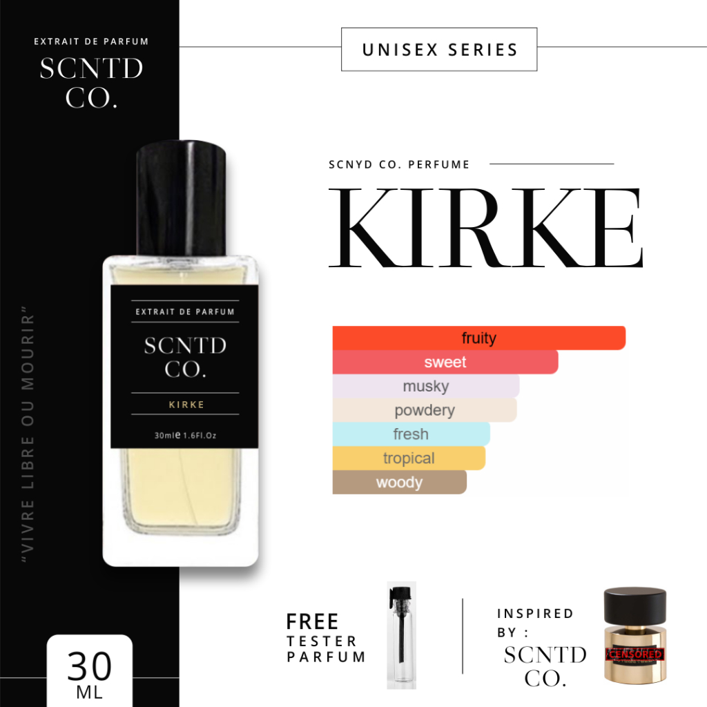 Jual Parfum KIRKE by SCNTD CO Perfume - FREE TESTER PARFUM | Shopee ...