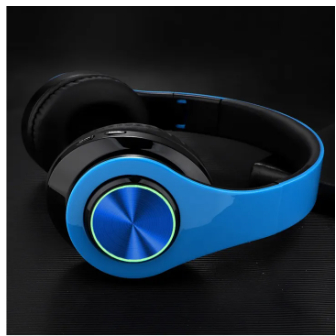 Jual Headset Headphone Bluetooth Wireless5.0 gaming LED HIFI Bercahaya ...