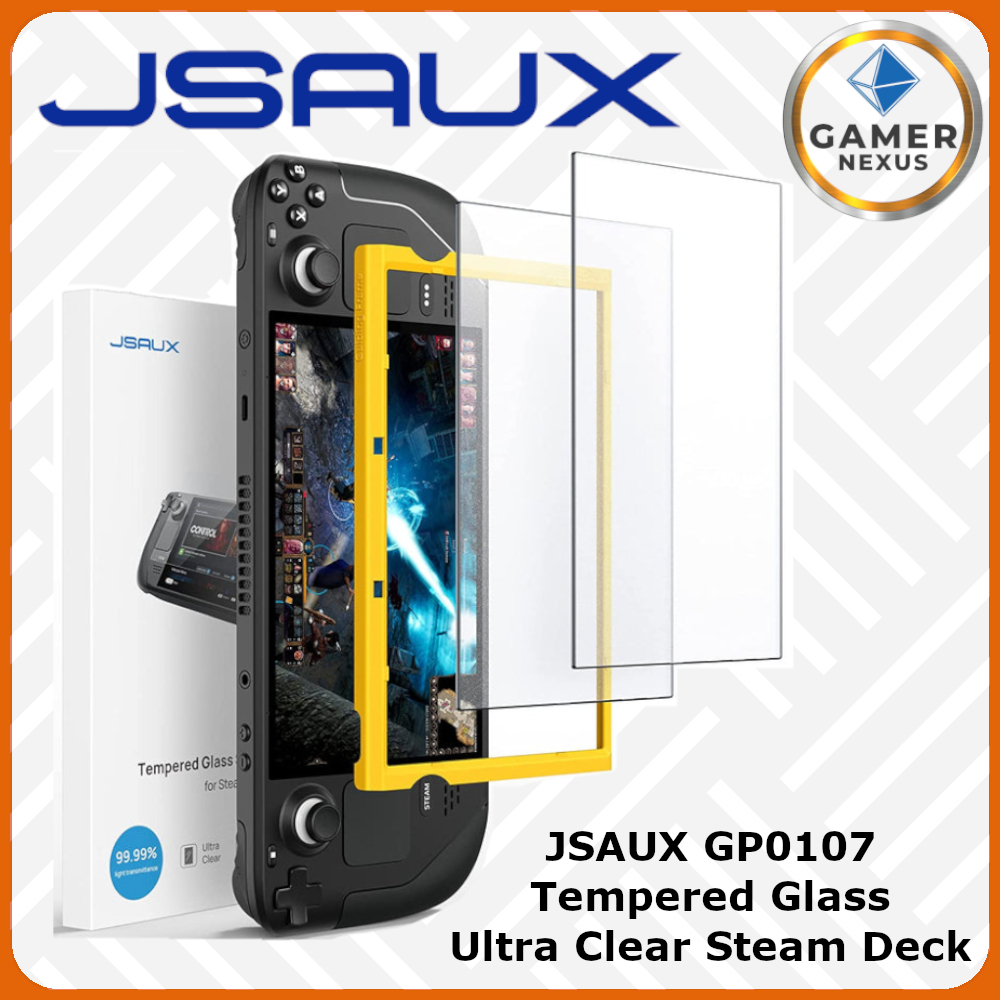 Jual JSAUX GP0107 Steam Deck Ultra Clear Tempered Glass Protector 2 ...