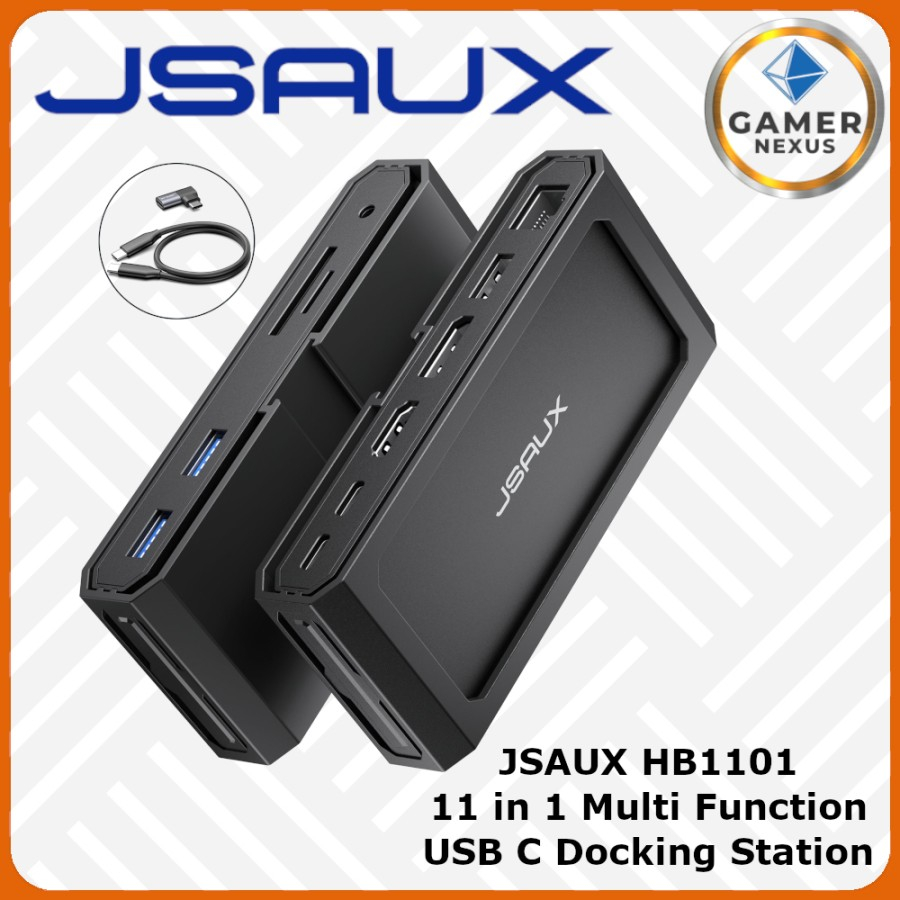 Jual JSAUX HB1101 11-in-1 Type C Docking Station Multi Function Type C ...