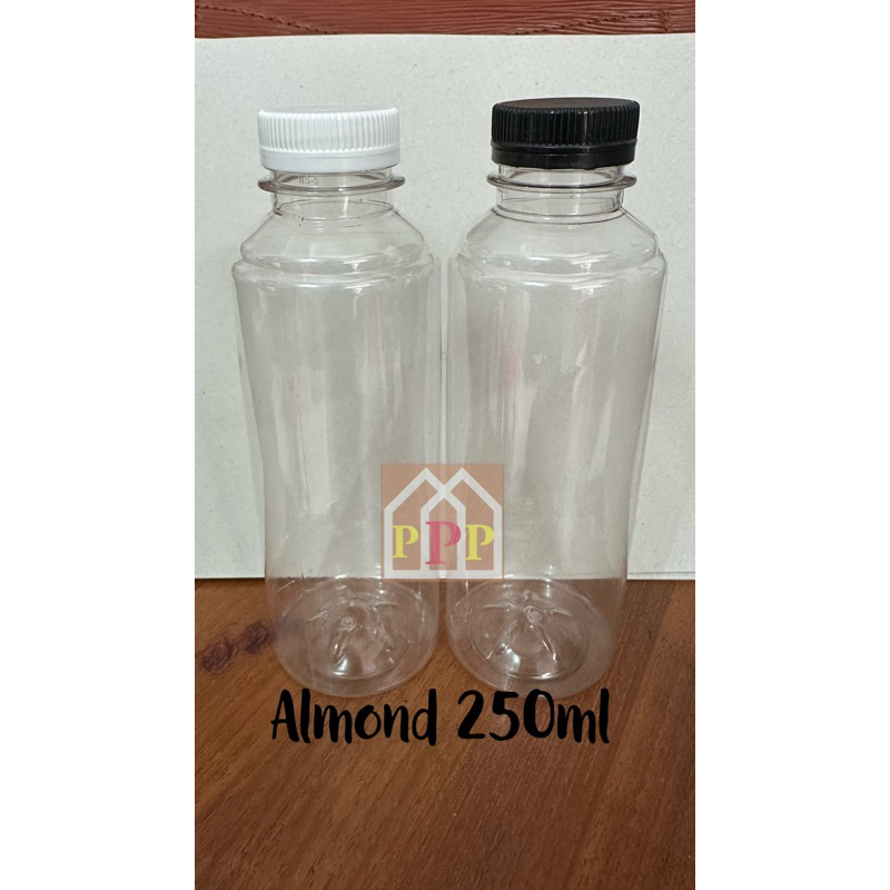Jual Botol ALMOND 250 ml 250ml BULATBotol jus 250 botol kopi 250ml ...