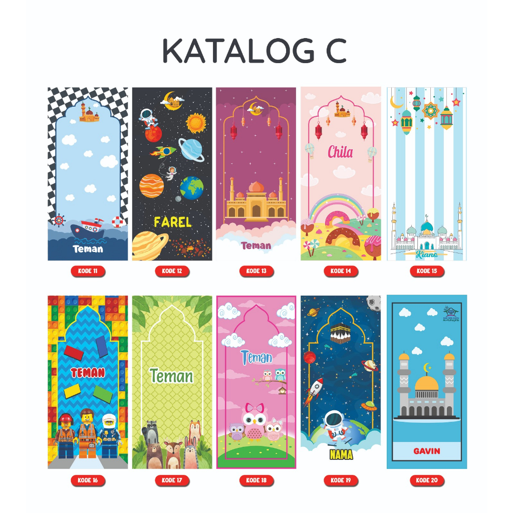 Jual Sajadah printing Custom FREE DESAIN Sajadah Anak Printing souvenir ...