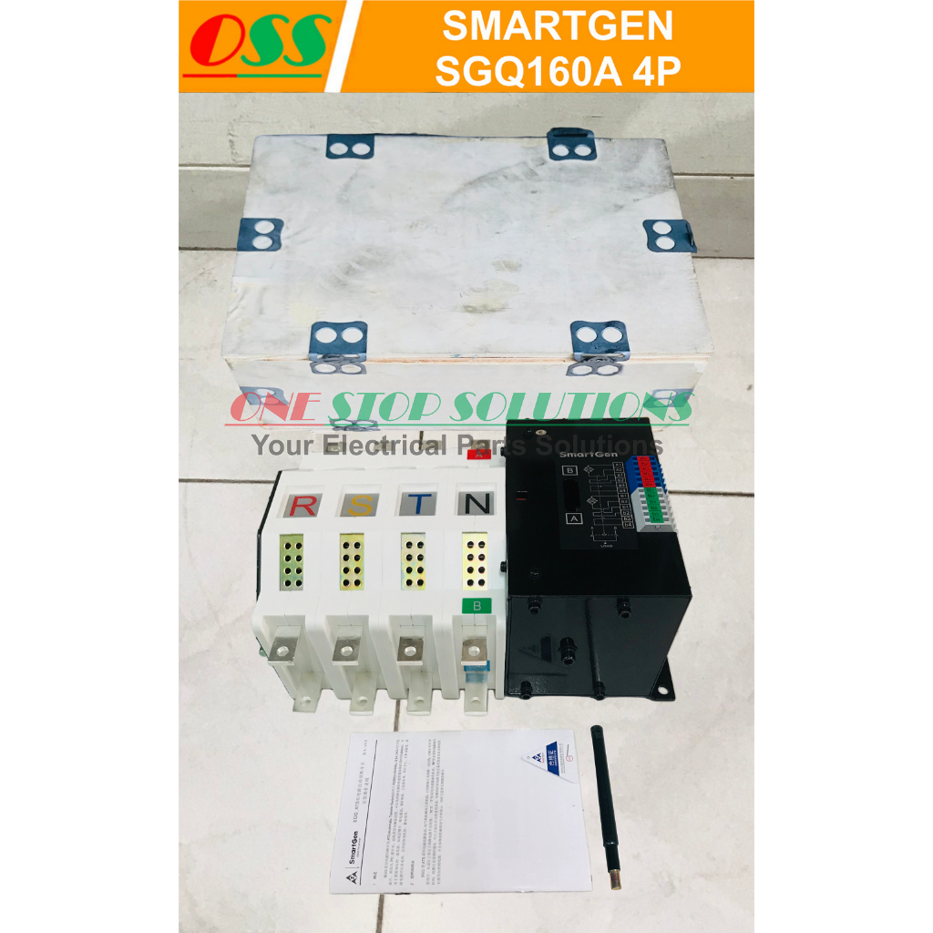 Jual SMARTGEN COS ATS SGQ160A SGQ 160A 4P 4 POLE COS MOTORIZED SMARTGEN ...