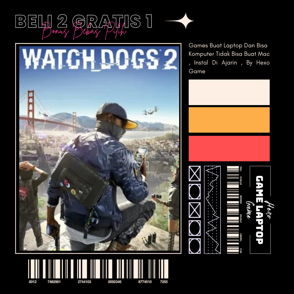 Jual WATCH DOGS 2 - GAME PC - GAME LAPTOP - LINK DOWNLOAD | Shopee ...