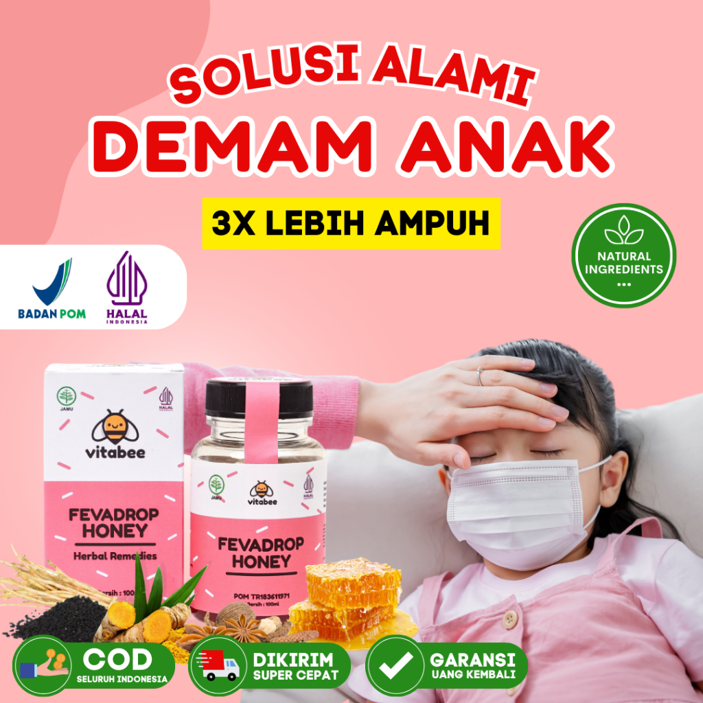 Jual FEVADROP HONEY - Madu Demam Anak / Obat Demam Anak / Obat Panas ...