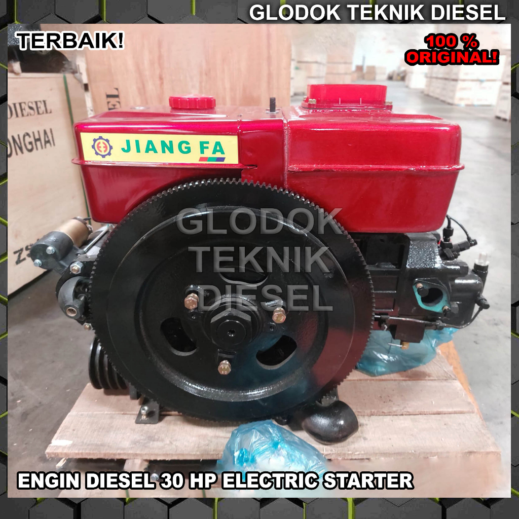 Jual Mesin Engine Diesel 30 PK HP Penggerak Solar Electric Starter ZS1130D JIANG FA JIANGFA ...