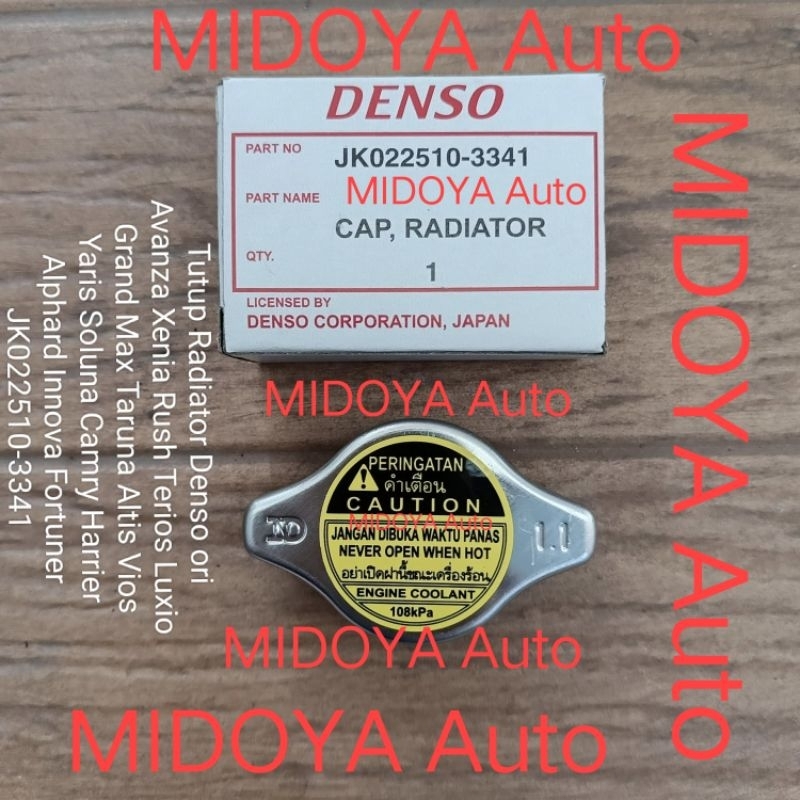 Jual Tutup Radiator Denso ori Avanza Xenia Rush Terios Luxio Grand Max ...