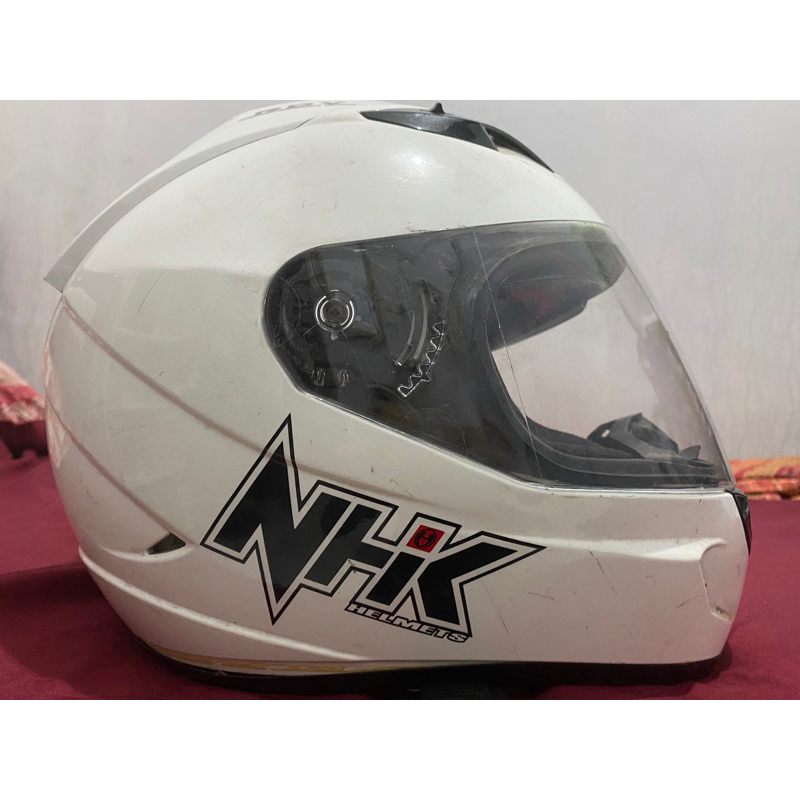 Jual Helm NHK full face preloved bekas | Shopee Indonesia