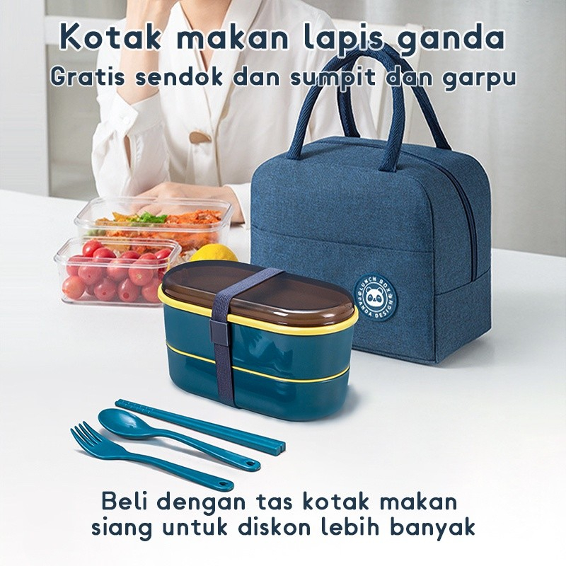Jual LUNCH BOX TEMPAT BEKAL BENTO KOTAK MAKAN SIANG ANAK / BENTO SET ...
