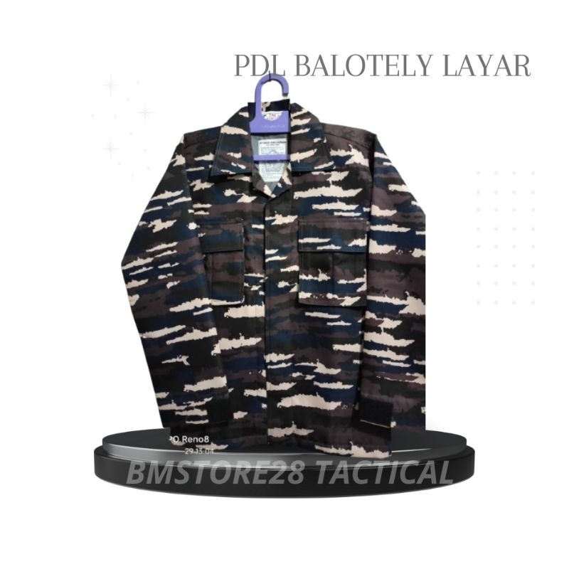 Jual BAJU PDL LAYAR KRI TNI AL BALOTELY | Shopee Indonesia