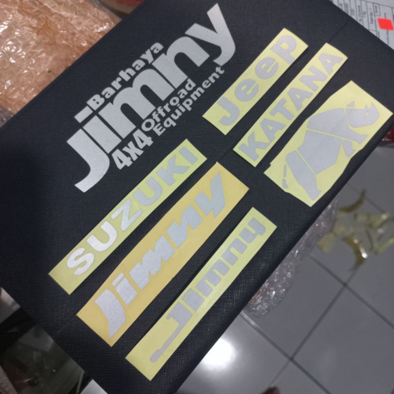 Jual STIKER SUZUKI JIMNY KATANA CUTTING STICKER JEEP BADAK REFLECTIF 3M | Shopee Indonesia