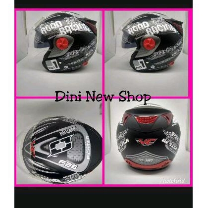 Jual helm takira rood rancing dabble visor | Shopee Indonesia