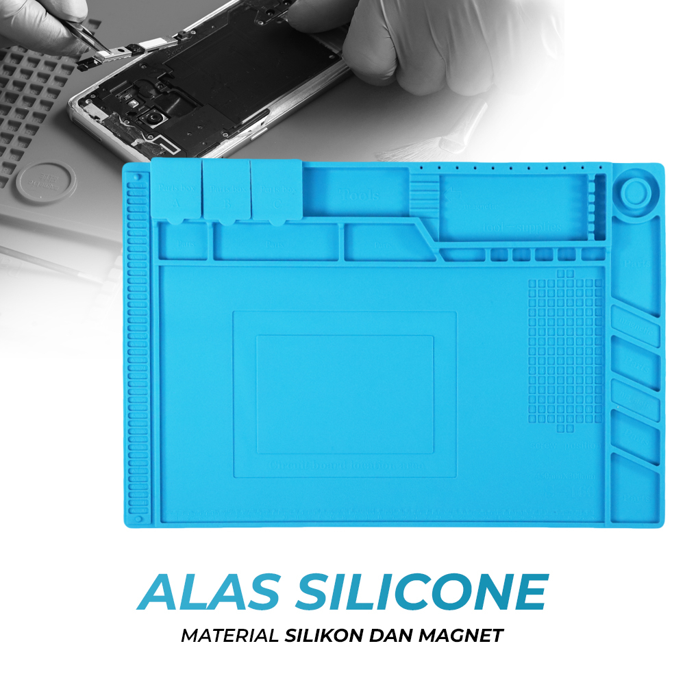 Jual Alas Matras Solder Reparasi Silicone Tahan Panas dan Magnet ...