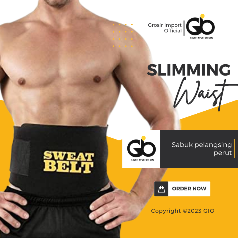 Jual Sabuk Korset Stagen Olahraga Pelangsing Pengecil Perut Buncit ...
