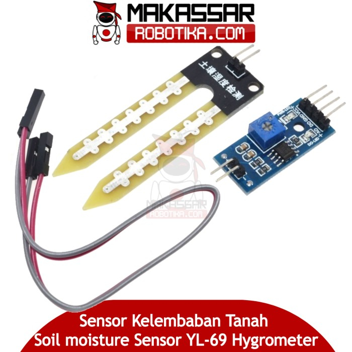 Jual Sensor Kelembaban Tanah Soil Moisture Sensor YL-69 Hygrometer | Shopee Indonesia