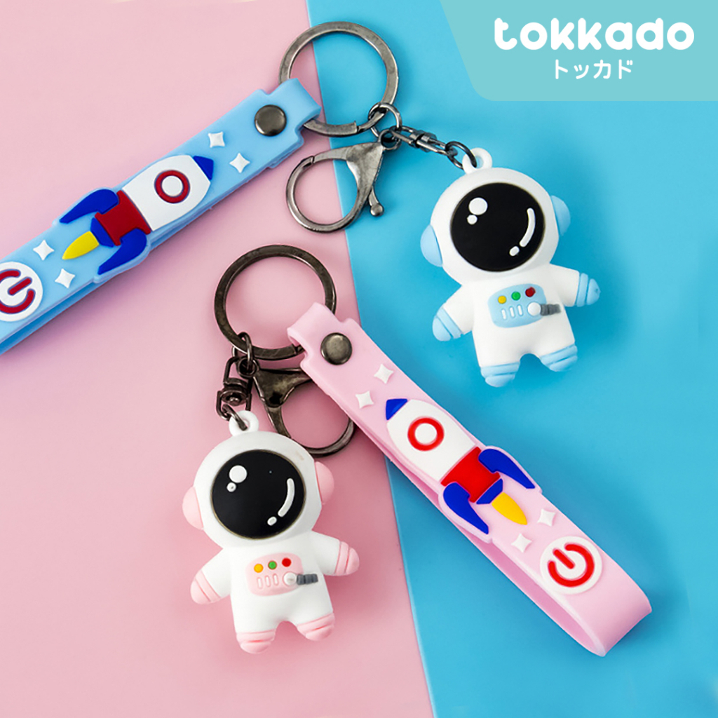 Jual TOKKADO Astro Keychain Gantungan Kunci Karakter Astronot Space ...