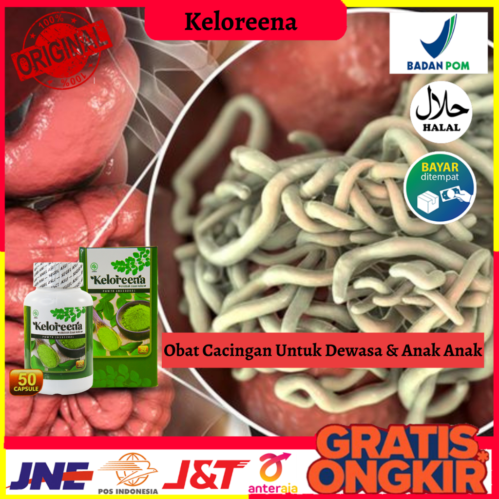 Jual Keloreena - Obat Cacingan, Cacingan Untuk Dewasa & Anak Anak ...