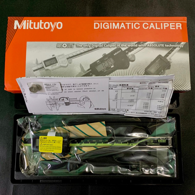 Jual Mitutoyo Caliper sigmat digital 6 inch baru..Digimatic Caliper 150 mm | Shopee Indonesia