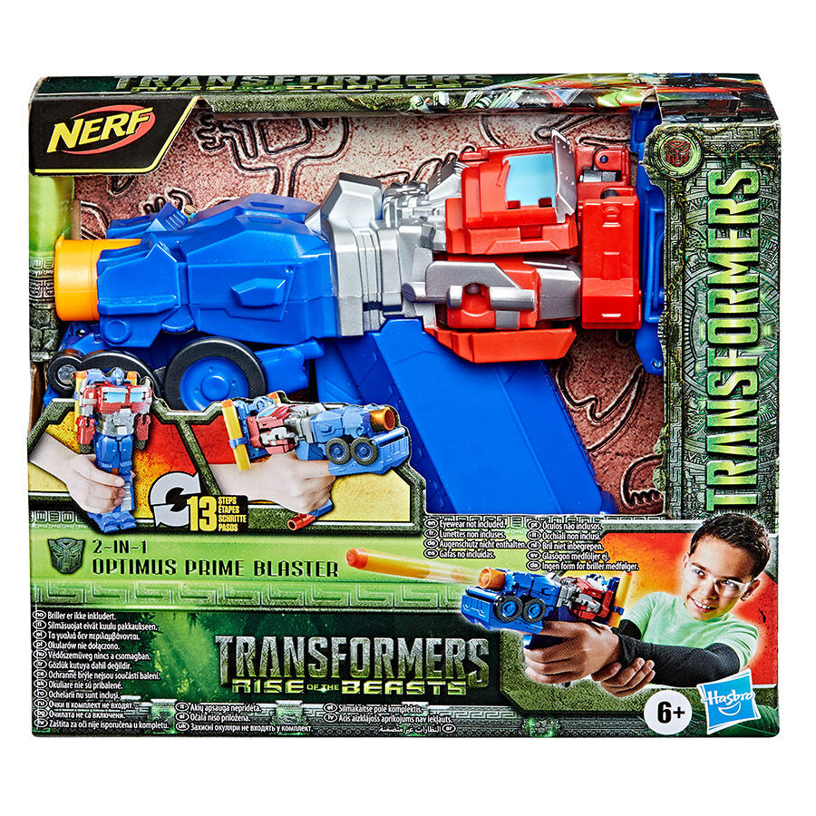 Jual NERF Transformers Rise of the Beasts 2-in-1 Optimus Prime Blaster ...