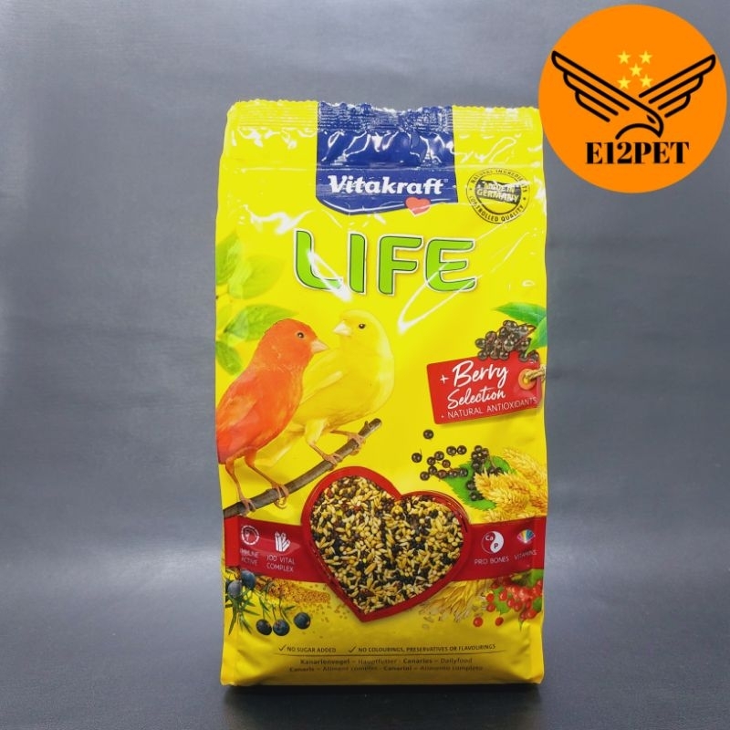 Jual Vitakraft Life Power Canaries 800gr Pakan Burung Kenari BirdFood ...