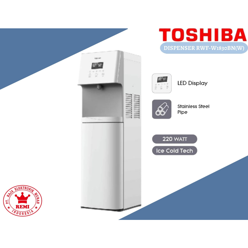 Jual TOSHIBA RWF-W1830BN(W) Premium Bottom Loading Water Dispenser | Shopee Indonesia