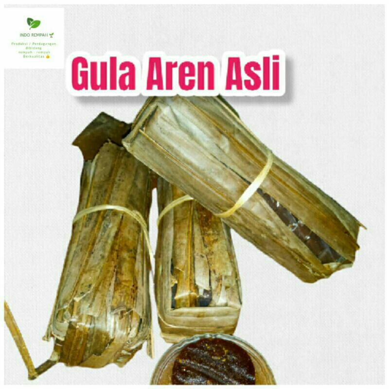 Jual Gula Aren Asli bungkus daun | Shopee Indonesia